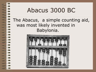 Highlights in Computer History | PPT