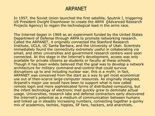 Highlights In Internet History | PPT