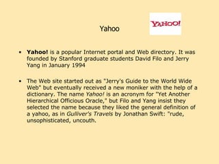 Highlights In Internet History | PPT