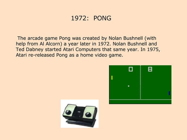 Highlights In Video Game History | PPT