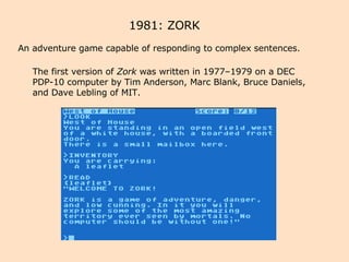 Highlights In Video Game History | PPT