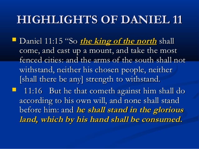 Highlights of Daniel 11