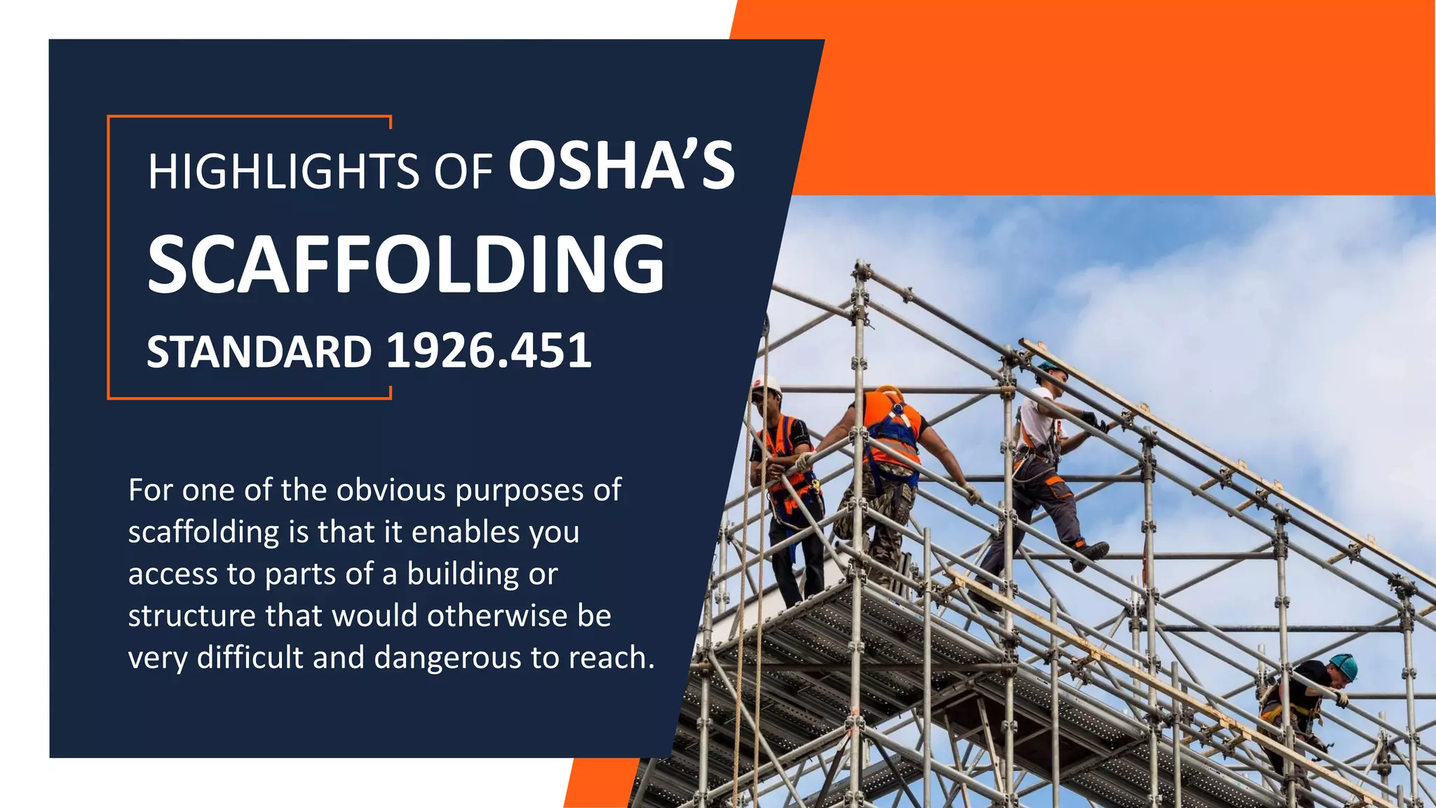 Highlights of OSHA’s scaffolding standard 1926 | PDF