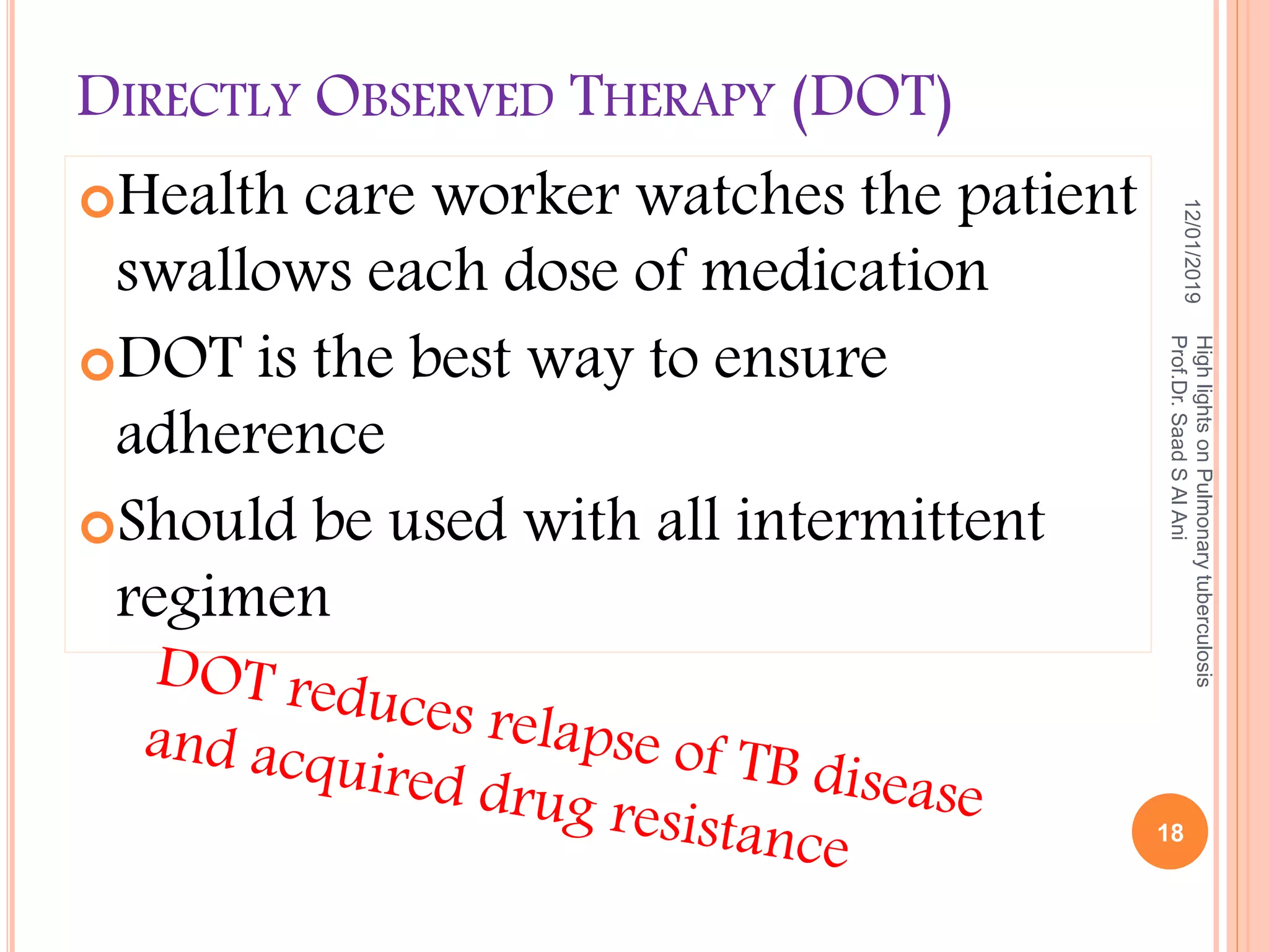 High lights on pulmonary tuberculosis | PPT | Free Download