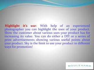 Highlight your brand with advertising photography | PPTX