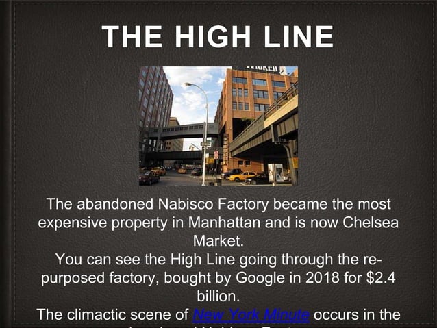 The History of the High Line, New York City | PPT