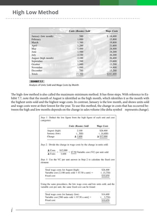 High low methode | PDF | Business and Finance