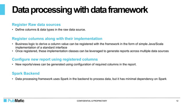 Highly configurable and extensible data processing framework at ...