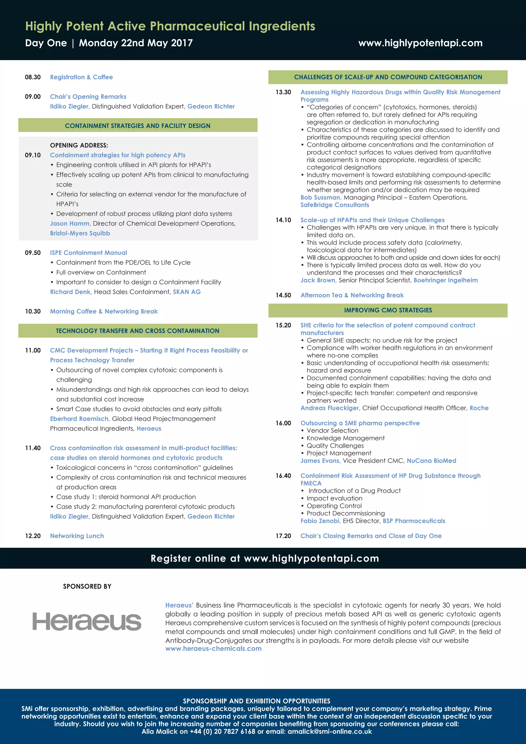 Highly Potent Active Pharmaceutical Ingredients 2017 | PDF