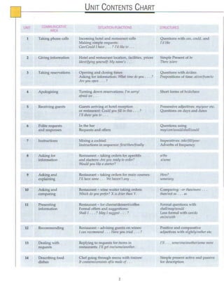 Highly recommended english for the hotel and catering industry | PDF