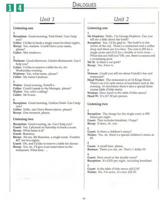 Highly recommended english for the hotel and catering industry | PDF