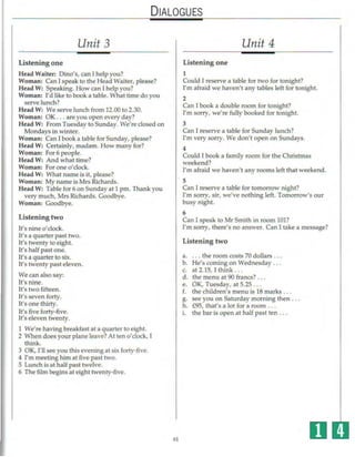 Highly recommended english for the hotel and catering industry | PDF