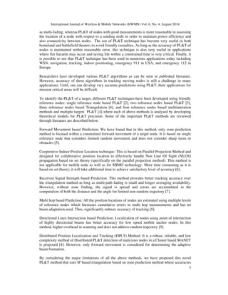 Highly reliable multi service provisioning using sequential prediction of zone and pl&t of nodes ...
