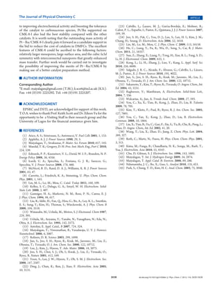 Highly stable pt ru nanoparticles supported on three-dimensional cubic ordered mesoporous carbon ...