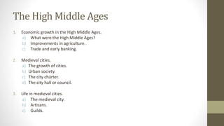 High middleages | PPTX