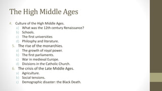 High middleages | PPTX