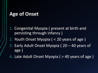 High myopia and management | PPTX