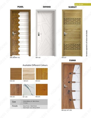 Highness FRP Fiber Doors Catalogue | Best Quality Fiber Doors in Kerala ...
