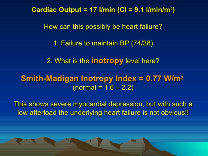 High output cardiac failure