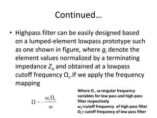 High pass filter | PDF