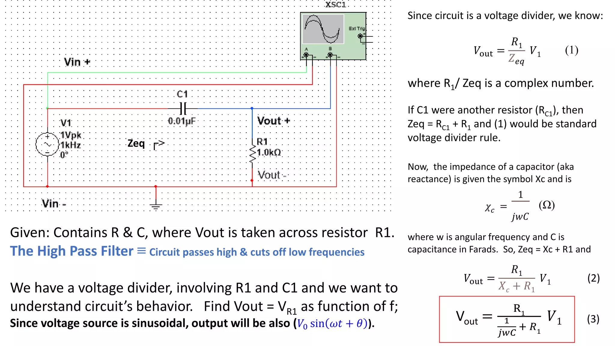 High pass filter analysis complete | PPTX