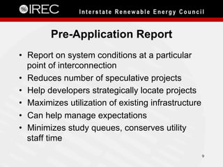 Interconnection Issues at Higher Penetrations | PPT
