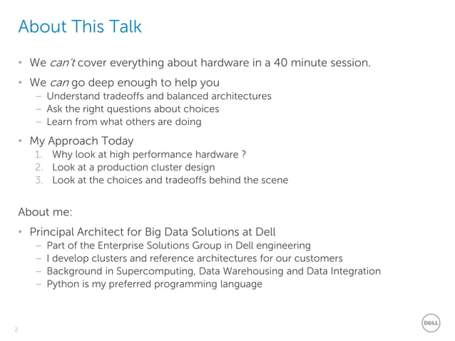High Performance Hardware for Data Analysis | PPT