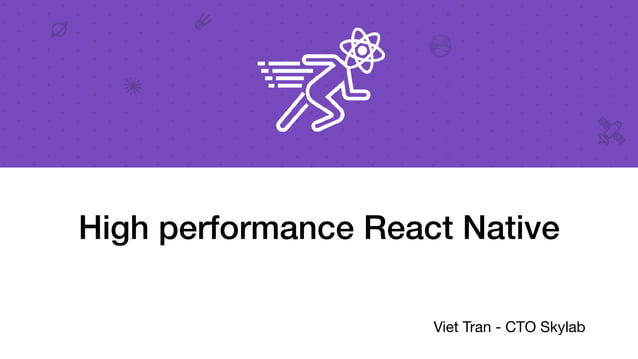 High performance in react native | PDF | Web Development | Internet