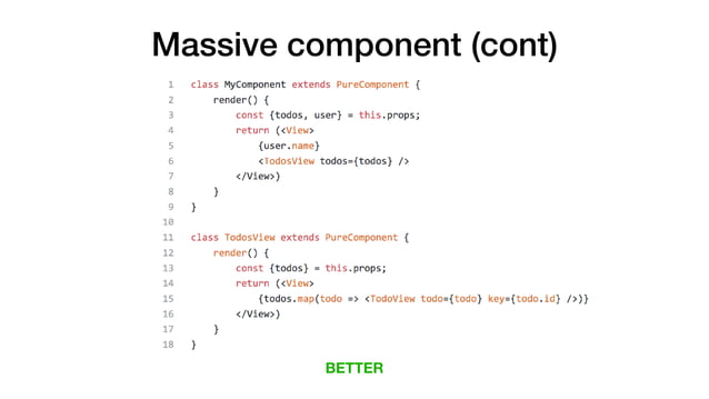 High performance in react native | PDF | Web Development | Internet