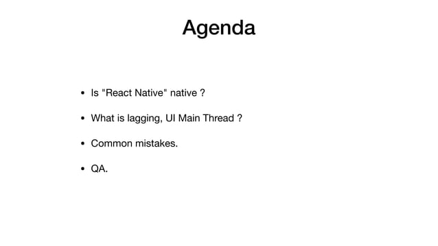 High performance in react native | PPT High performance in react native | PPT