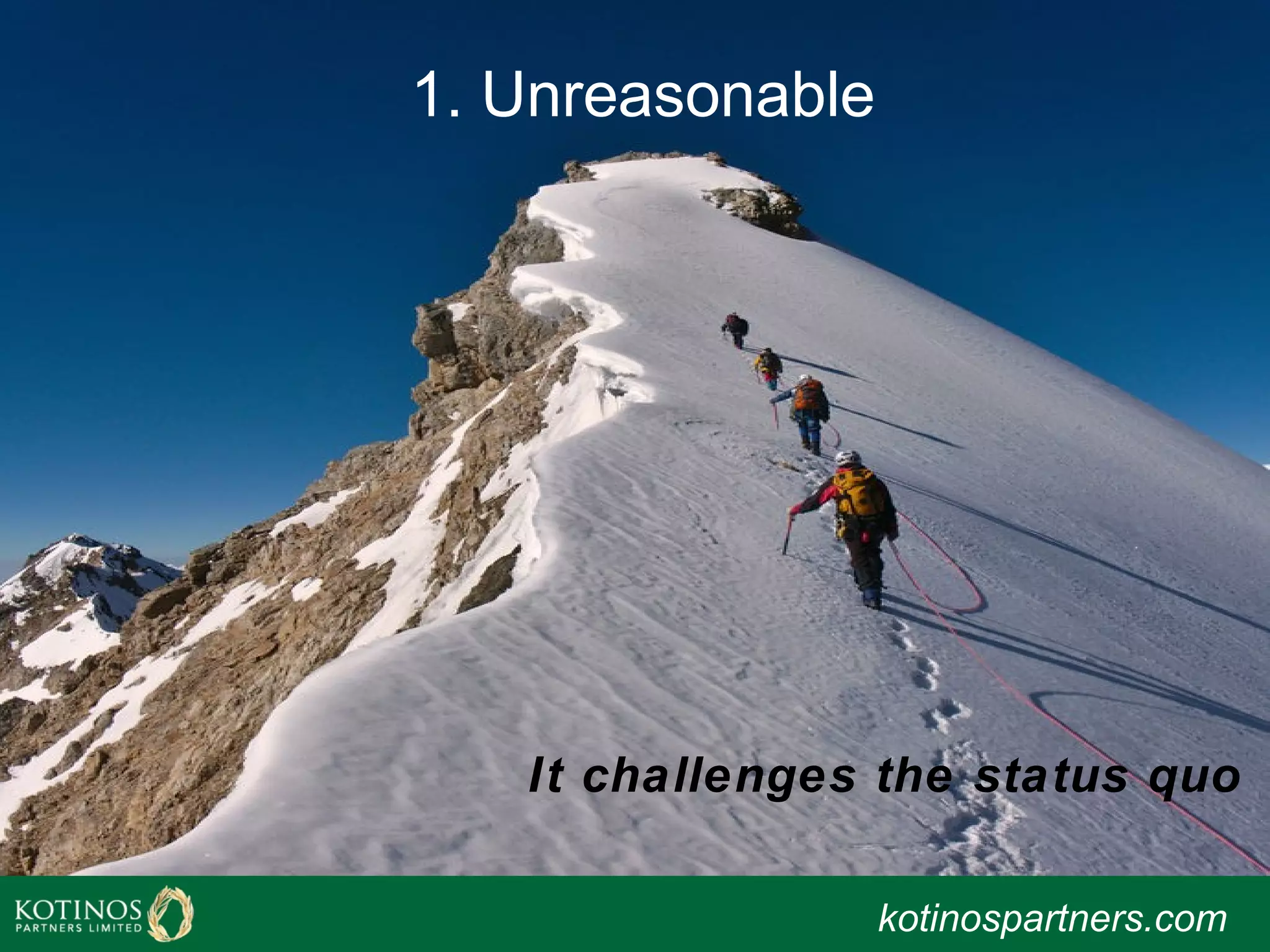 The 5 Characteristics of High Performance Ambition | PPT