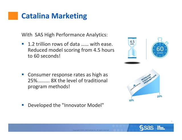 High performance analytics customer stories | PPT