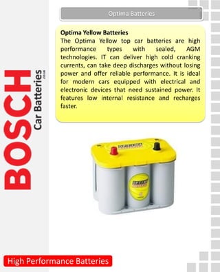 High Performance Batteries | PDF