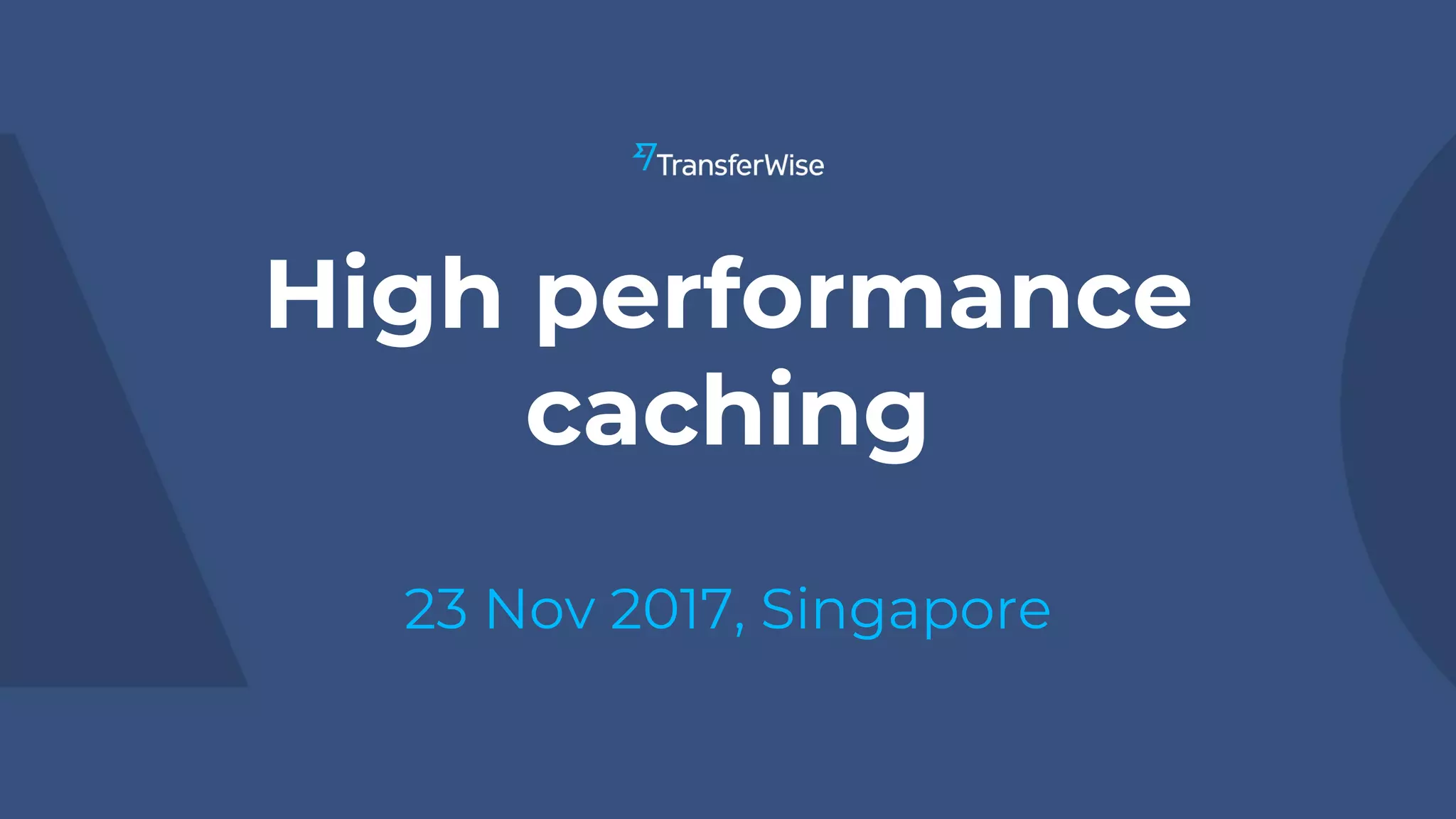 High performance caching | PPT