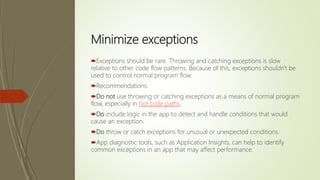 High Performance Coding2.pptx | Databases | Computer Software and Applications