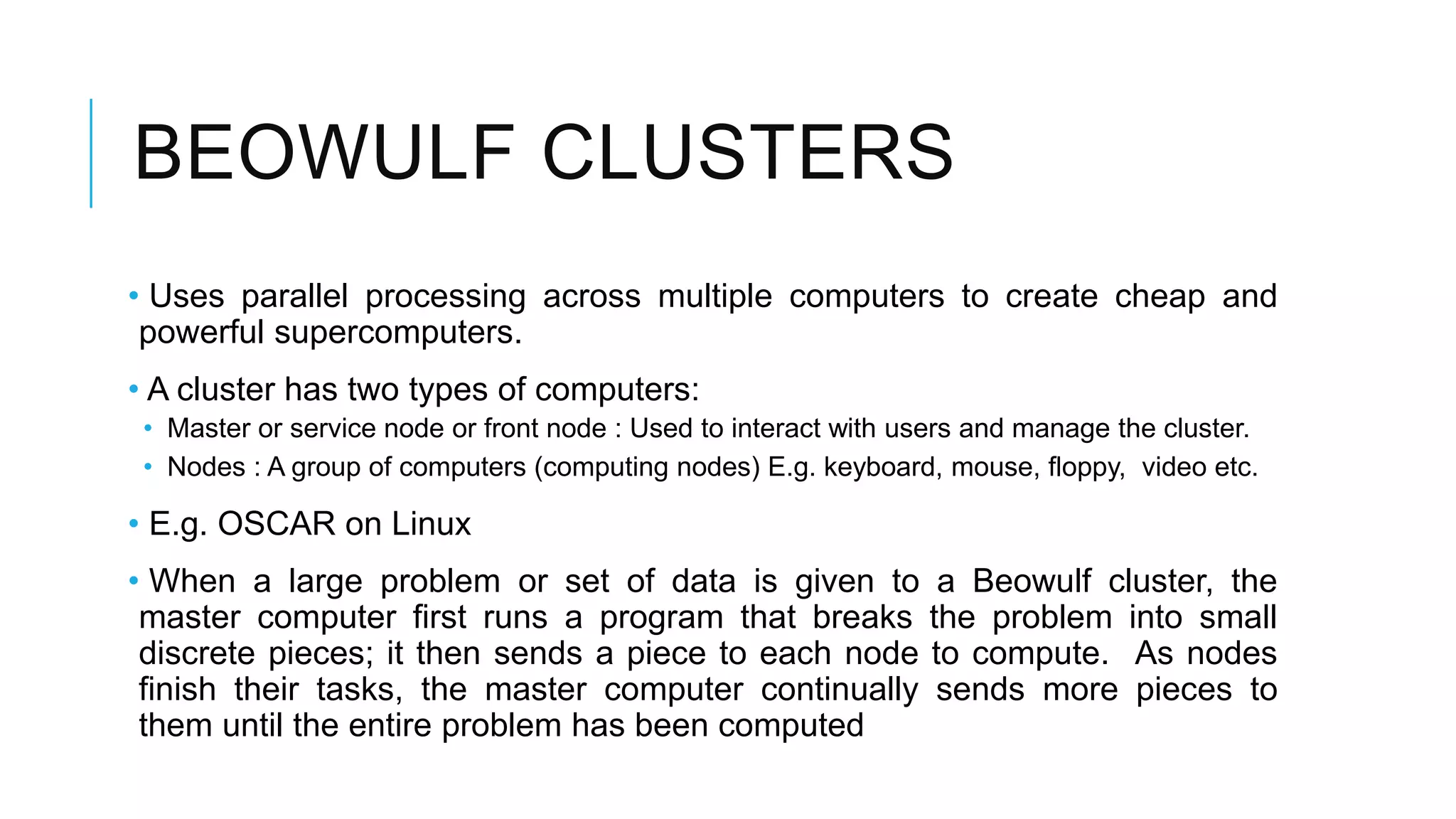 High performance computing | PPTX | Computing | Technology & Computing