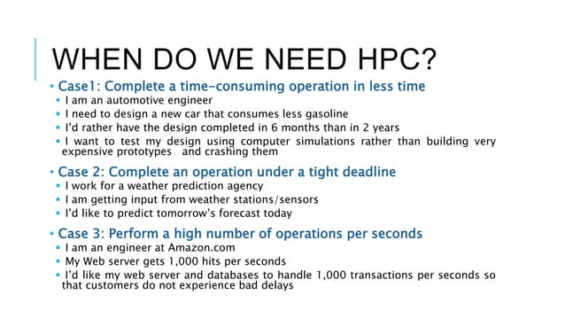 High performance computing | PPTX | Computing | Technology & Computing