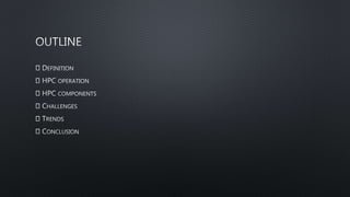 High Performance Computing(HPC) | PPT