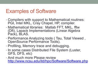 High performance computing for research | PPT