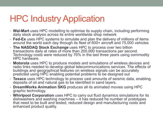 High performance computing for research | PPT