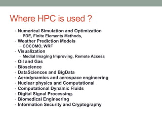 High performance computing for research | PPT