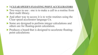 High performance computing with accelarators | PPTX