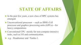 High performance computing with accelarators | PPTX