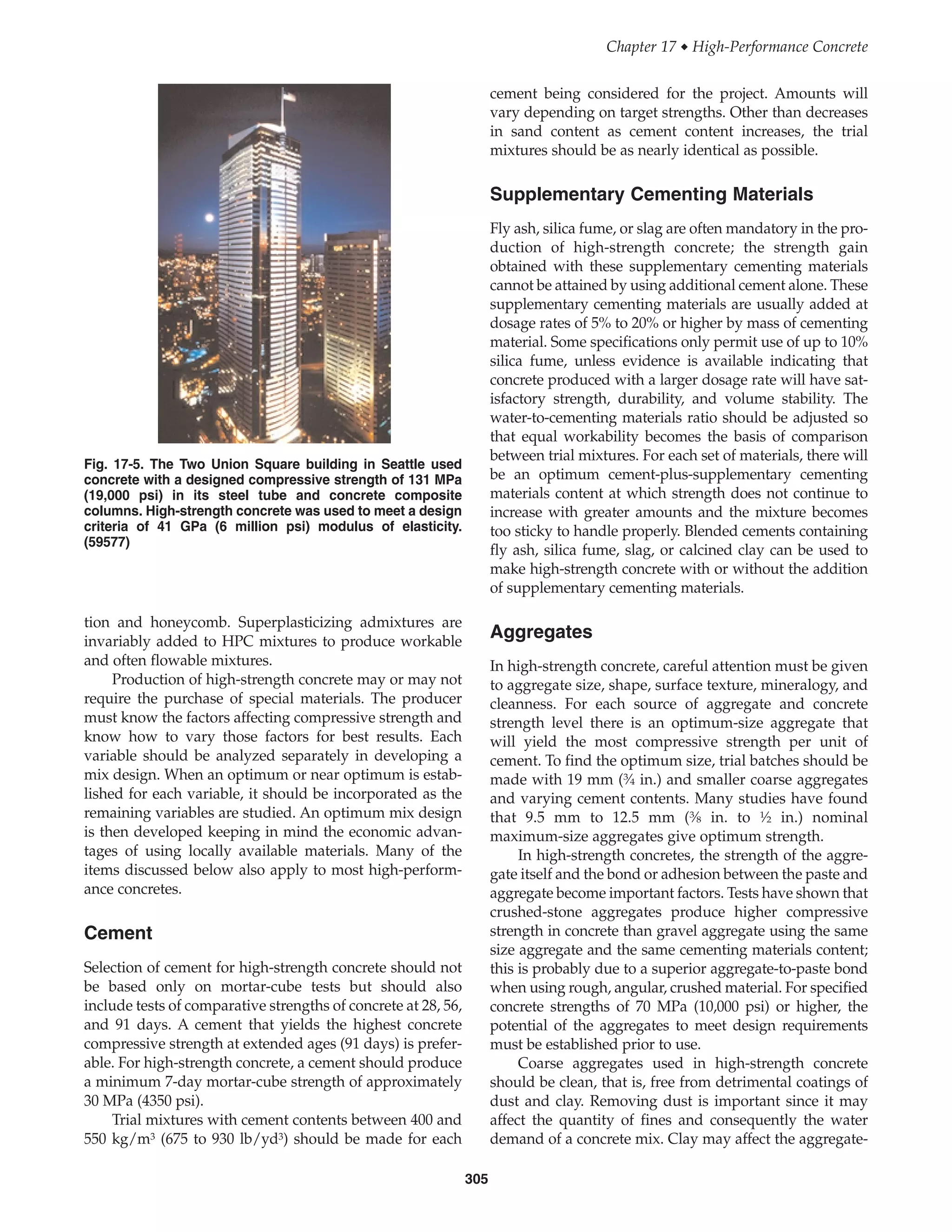 High performance concrete | PDF