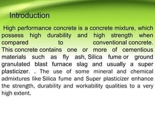 Highperformanceconcrete 140405010009-phpapp02 | PPT