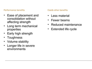 High performance concrete; types and uses | PPT