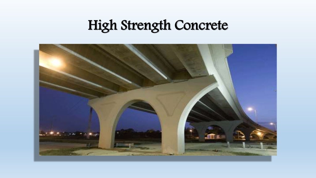 High Performance Concrete