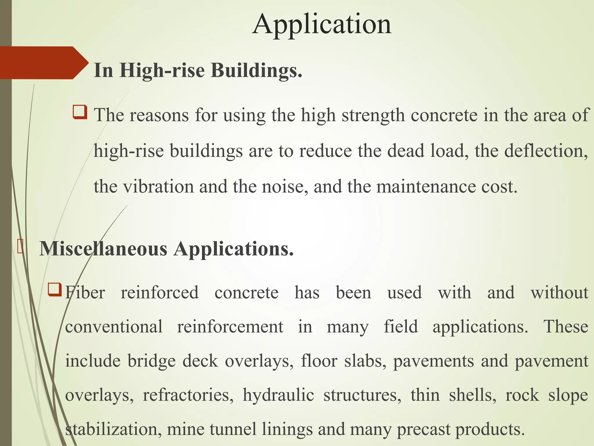 High performance concrete ppt | PPT