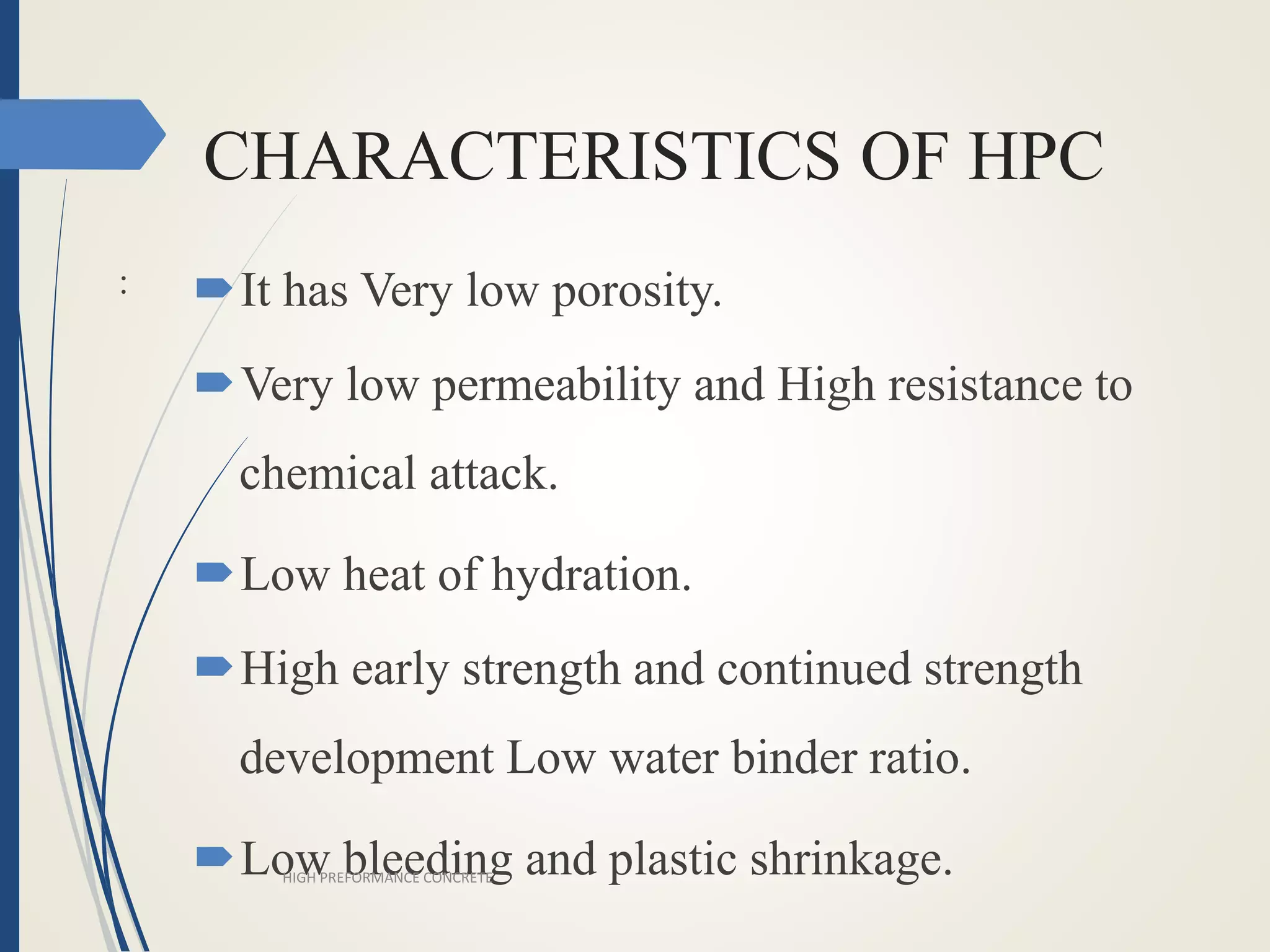 High performance concrete | PPTX