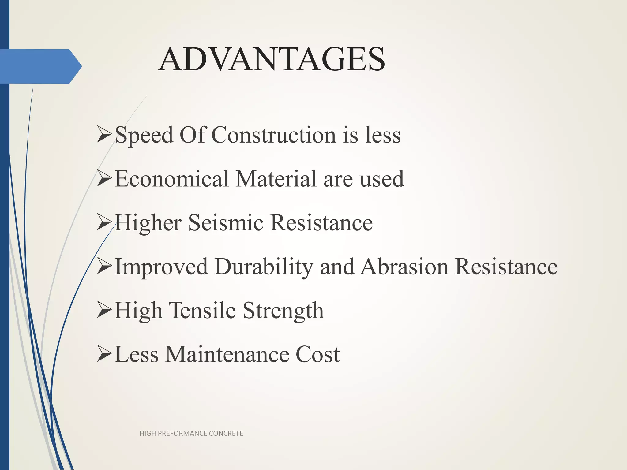 High performance concrete | PPTX